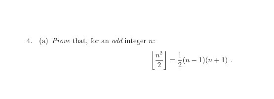 Solved Ceiling and floor proof. Please show all work | Chegg.com