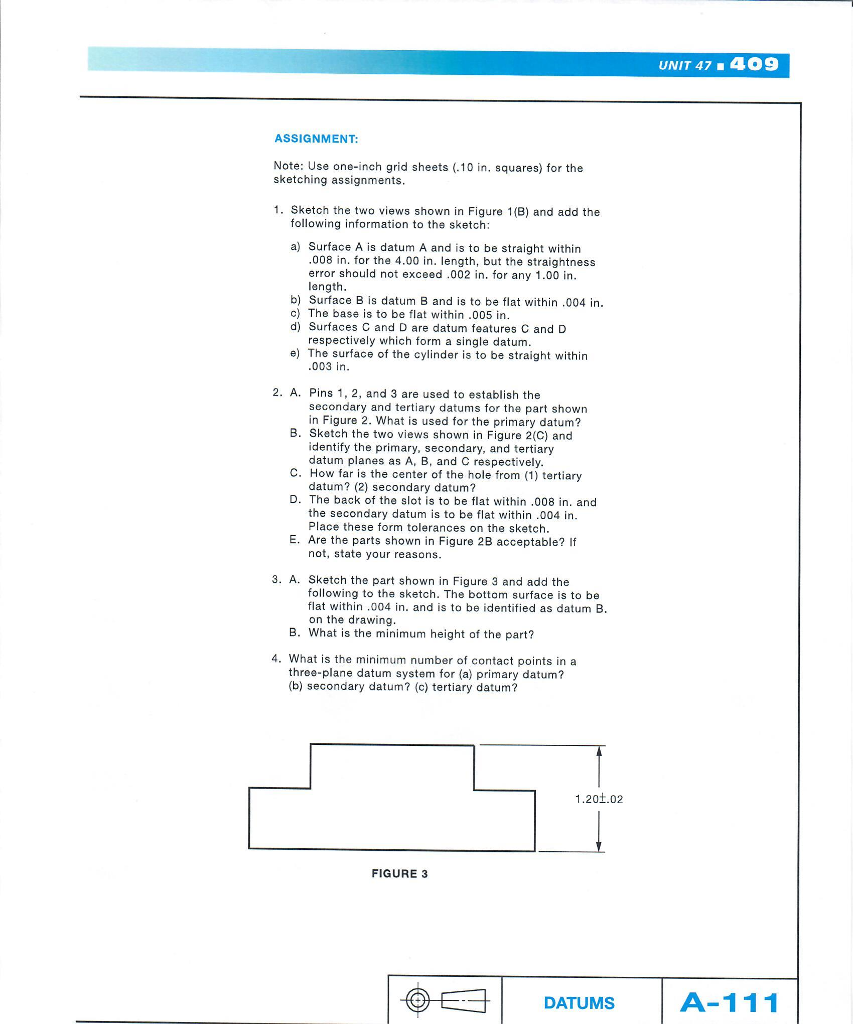 Solved UNIT 47 409 ASSIGNMENT: Note: Use one-inch grid | Chegg.com