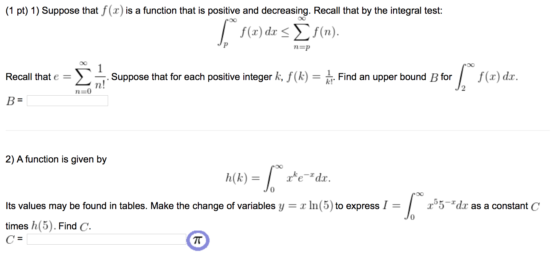 Solved Suppose that f(x) is a function that is positive and | Chegg.com
