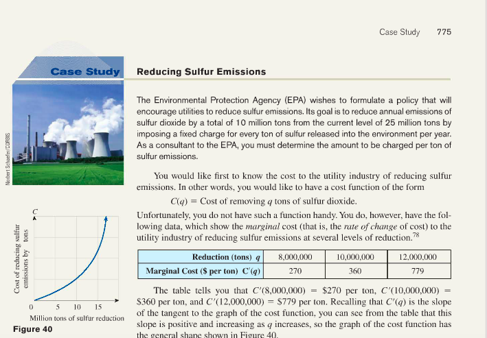 Solved Case Study 775 Case Study Reducing sulfur Emissions | Chegg.com Solved Case Study 775 Case Study Reducing sulfur Emissions | Chegg.com