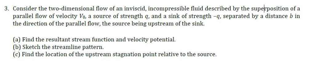 Solved Consider the two-dimensional flow of an inviscid, | Chegg.com