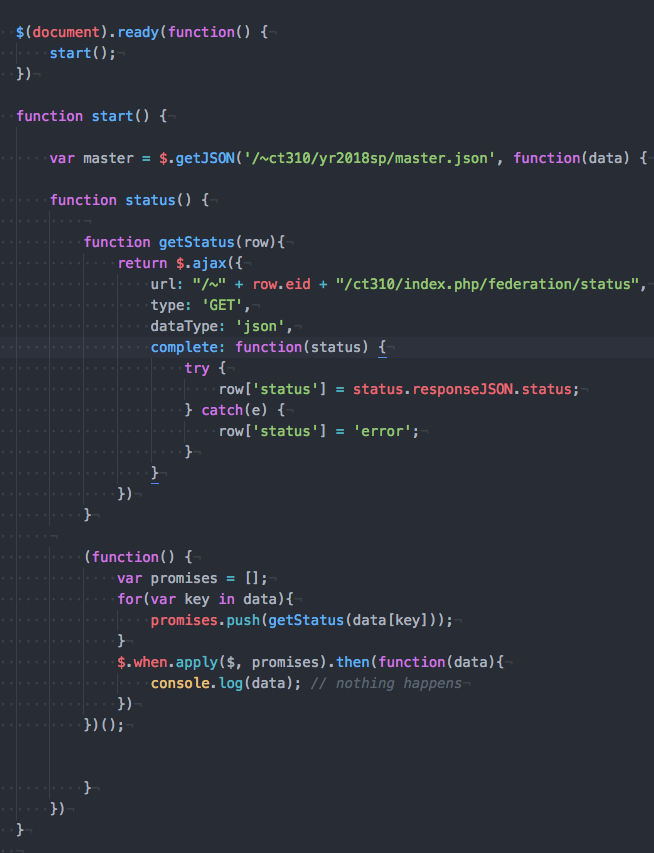 Im Trying To Create An Ajax Function That Handles