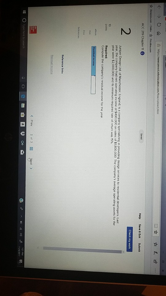 Solved (- う 0 a https://newconnect. ACC 219 Chapter 11 Saved | Chegg.com