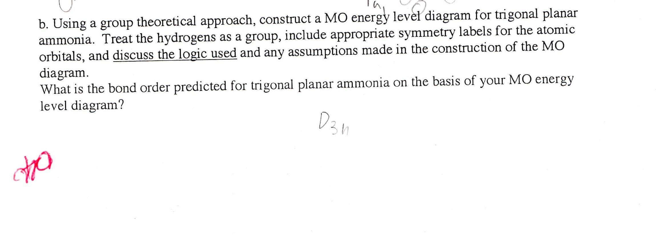 Solved Symmetry Adapted Linear Combination Of Atomic