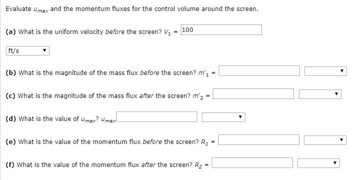 Solved A variable mesh screen produces a linear and | Chegg.com