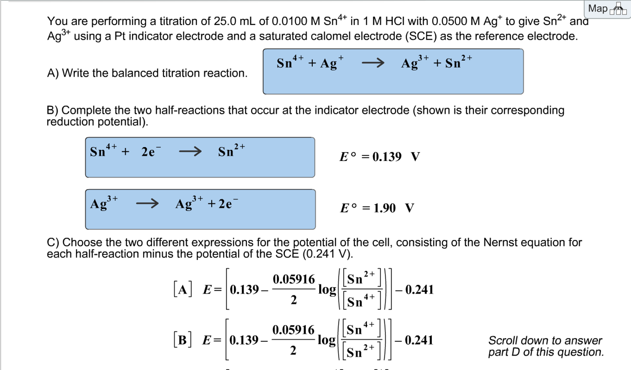 Solved You are performing a titration of 25.0 mL of 0.0100 M | Chegg.com