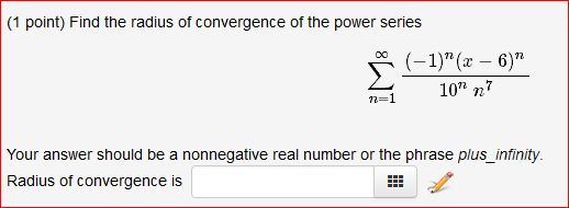 Solved Find the radius of convergence of the power series | Chegg.com