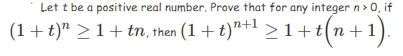 Solved Let T Be A Positive Real Number. Prove That For Any