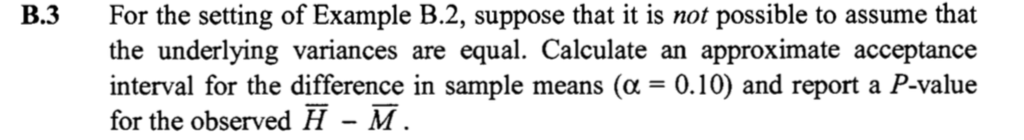 Solved B.3 For the setting of Example B.2, suppose that it | Chegg.com
