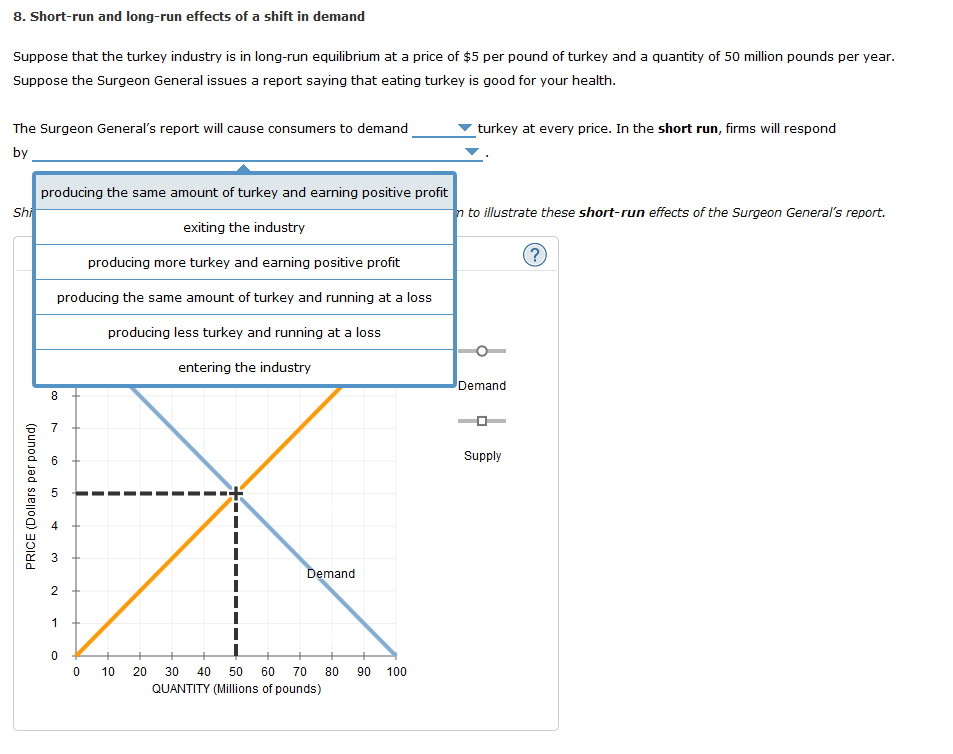 Solved The first drop down box options are less or more. On | Chegg.com
