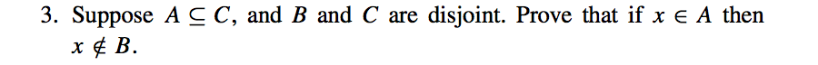 Solved Suppose A C, and B and C are disjoint. Prove that if | Chegg.com