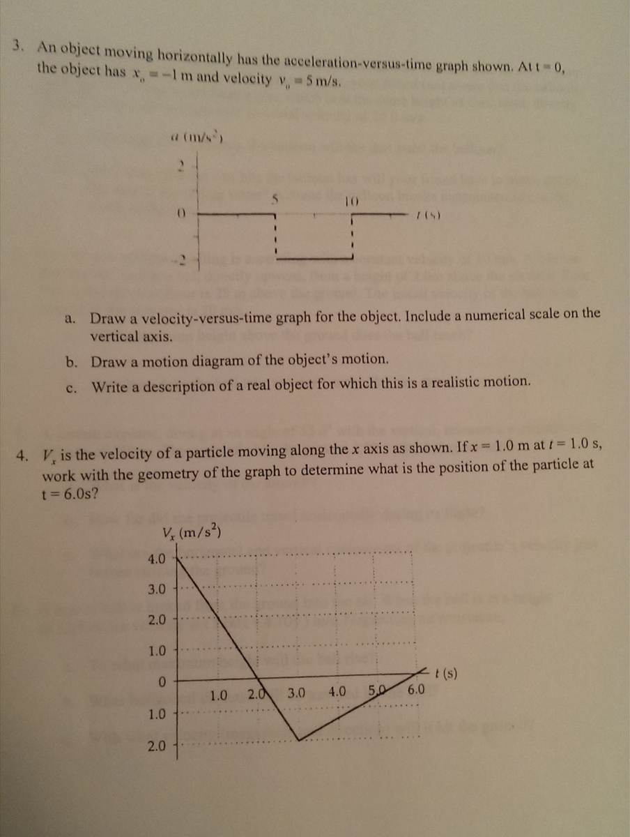 Solved An object moving horizontally has the | Chegg.com