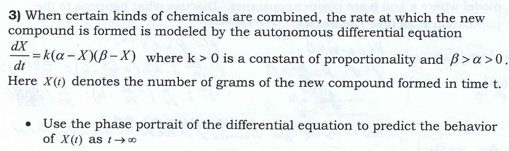 Solved 3) When certain kinds of chemicals are combined, the | Chegg.com