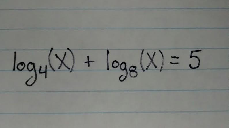 Solved Log, solve for X Log4(x) + log8(x) = 5 | Chegg.com Solved Log, solve for X Log4(x) + log8(x) = 5 | Chegg.com