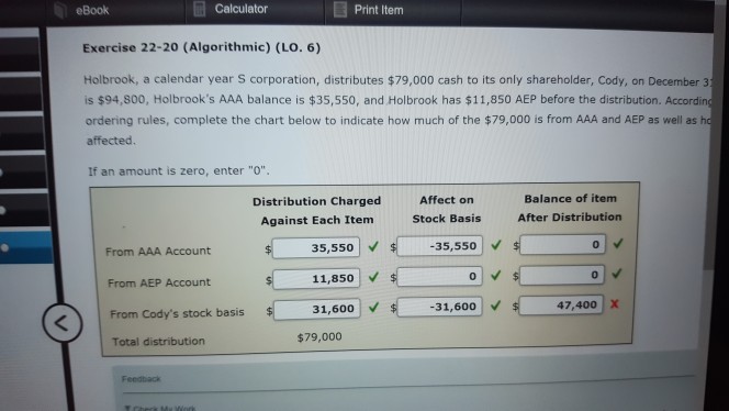 Solved eBook Calculator Print Item Exercise 22-20 | Chegg.com
