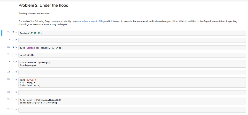 Problem 2: Under the hood Grading criterion: | Chegg.com