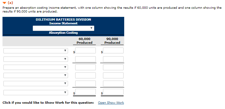 Solved Problem 19-8A (Part Level Submission) Dilithium | Chegg.com
