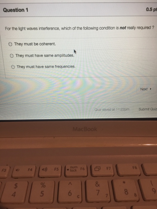 Solved For the light waves interference, which of the | Chegg.com