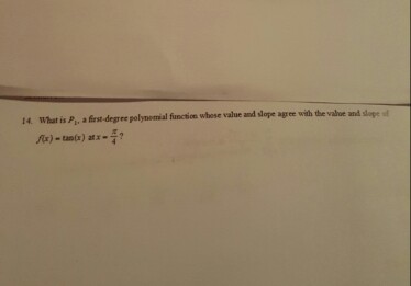 Solved What is P_1, a first-degree polynomial function whose | Chegg.com