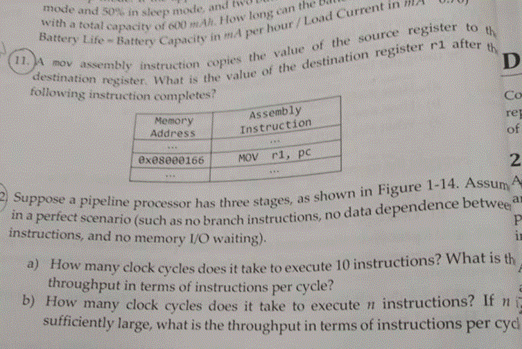Solved A mov assembly instruction copies the value of the | Chegg.com