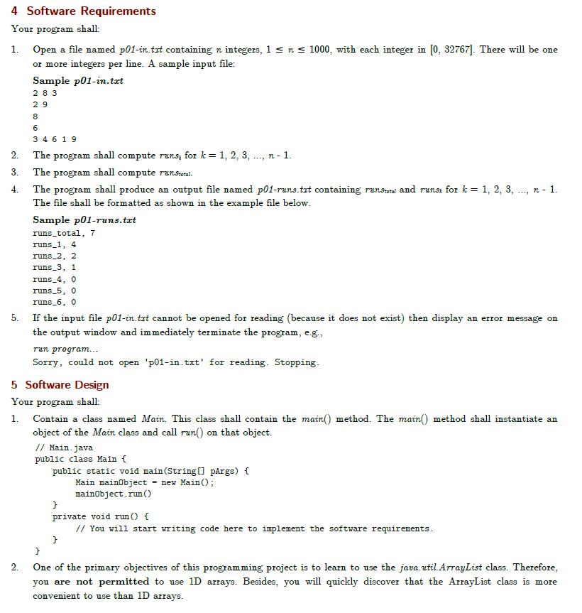 3 Background Let list be a nonempty sequence of | Chegg.com