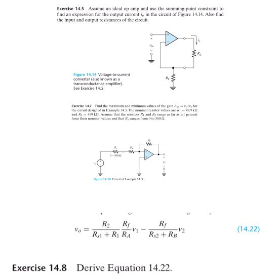 Solved Assume an ideal op amp and use the summing ? point | Chegg.com