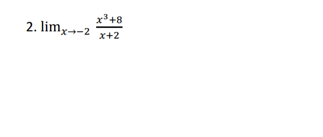 Solved Evaluate the following limits: Lim_x rightarrow -2 | Chegg.com