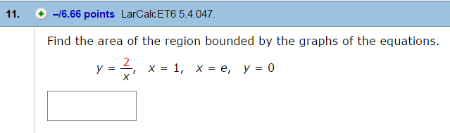 Solved Find the area of the region bounded by the graphs of | Chegg.com