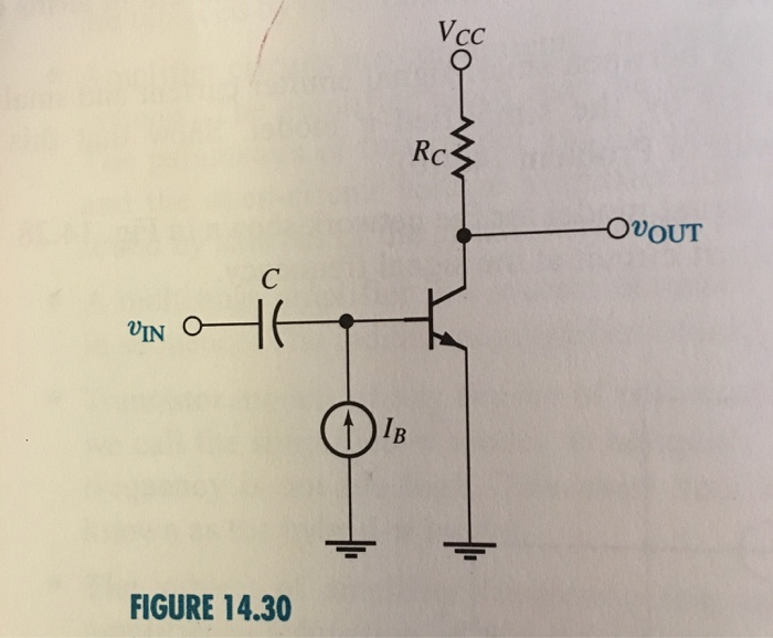 Solved 14.10 Construct a small-signal model for the circuit | Chegg.com