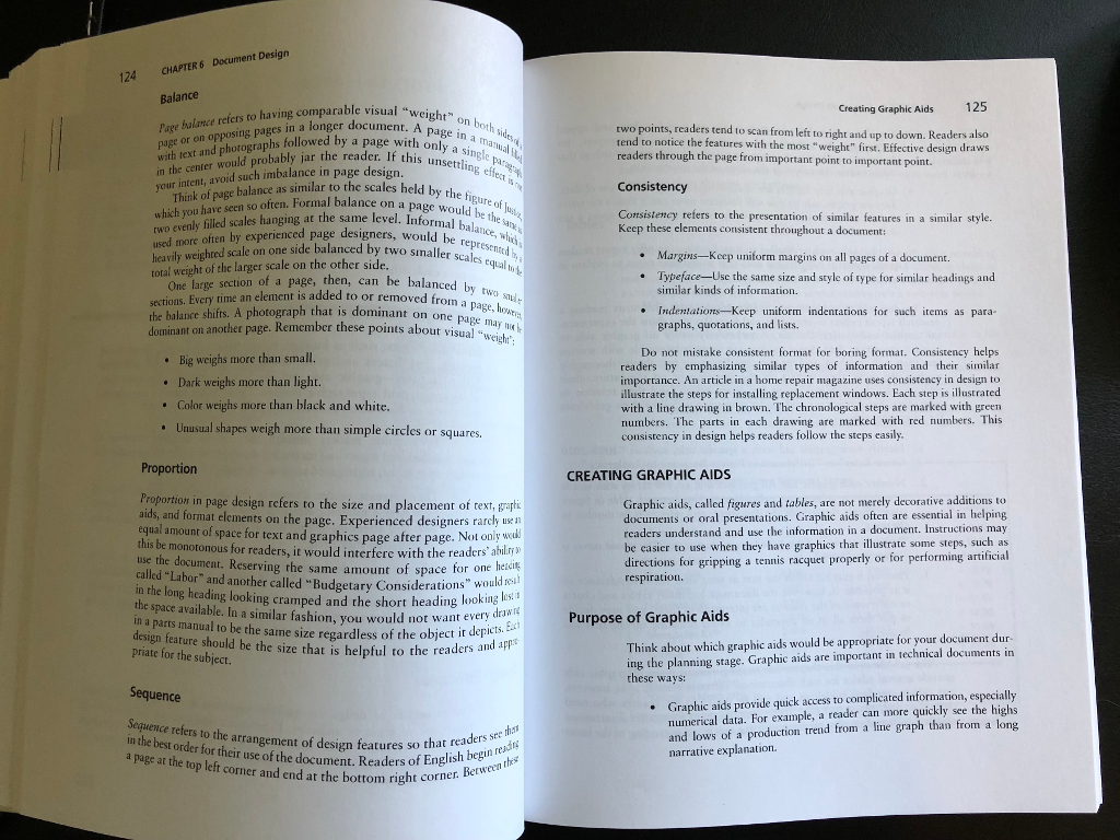 UNDERSTANDING DESIGN FEATURES CHAPTER Document design | Chegg.com