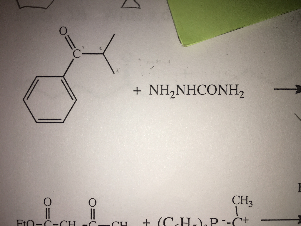 Solved + NH2NHCONH2 CH2 | Chegg.com