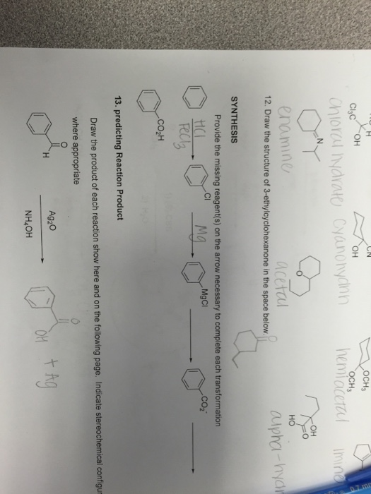Solved Draw the structure of 3-ethylcyclohexanone in the | Chegg.com