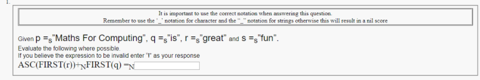 Solved It is important to use the correct notation when | Chegg.com