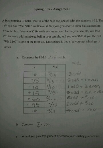 Solved A box contains 13 balls. Twelve of the balls are | Chegg.com