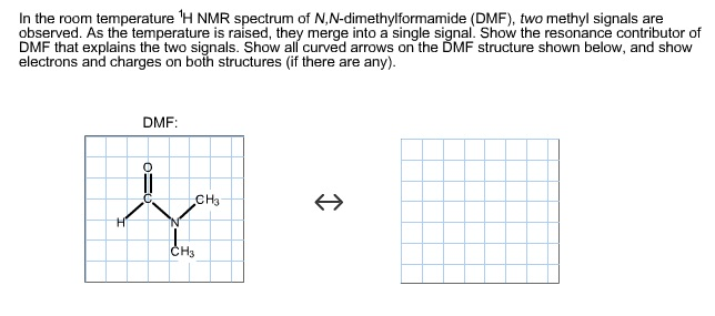 Solved In the room temperature 1^H NMR spectrum of | Chegg.com