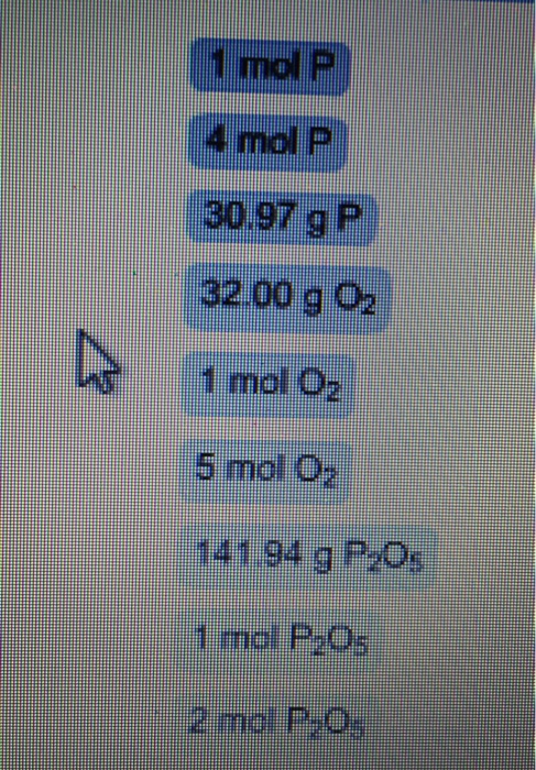 Solved Phosphorus will react with oxygen to form | Chegg.com