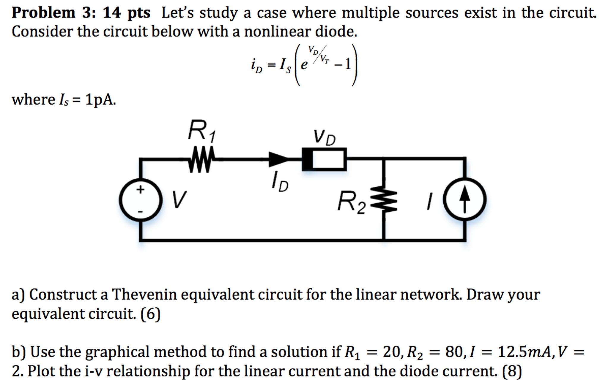 Solved A case where multiple sources exist in the circuit. | Chegg.com