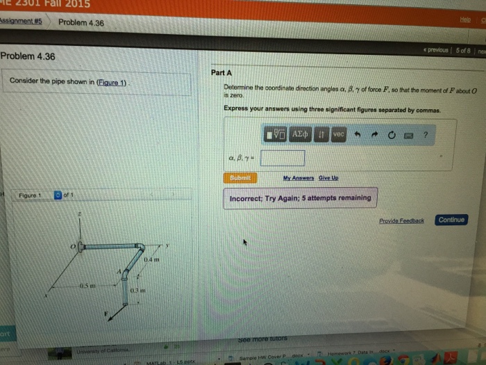 Solved determine the coordinate direction angles of force f, | Chegg.com