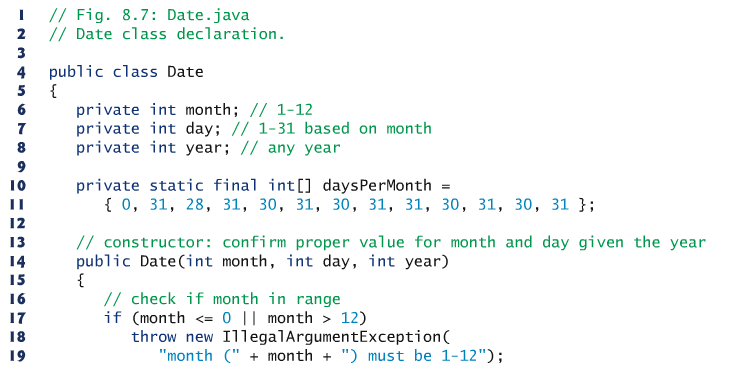 Solved In Java 88 Enhancing Class Date Modify Class 
