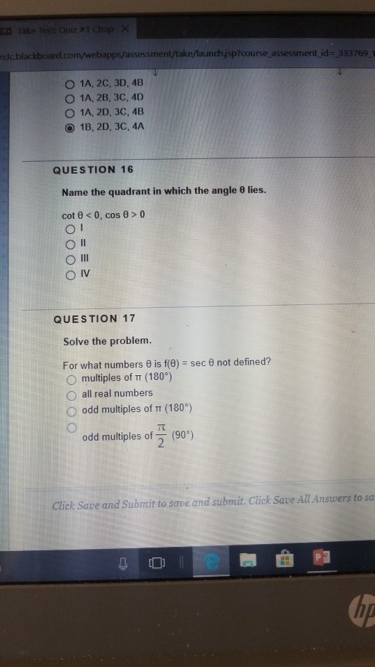 Solved ndc blackboard.com/webapps/assessment take launchis | Chegg.com
