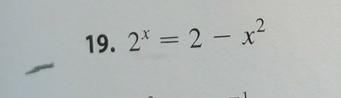 Solved 19, 2x=2-X2 | Chegg.com