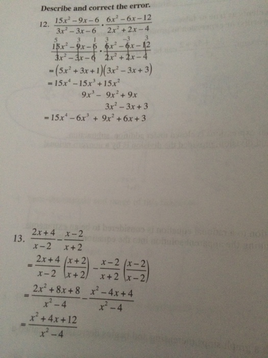 Solved Describe and correct the error. | Chegg.com