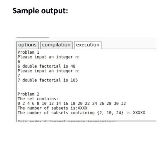 Solved 1 Write A Recursive Function To Calculate Double 