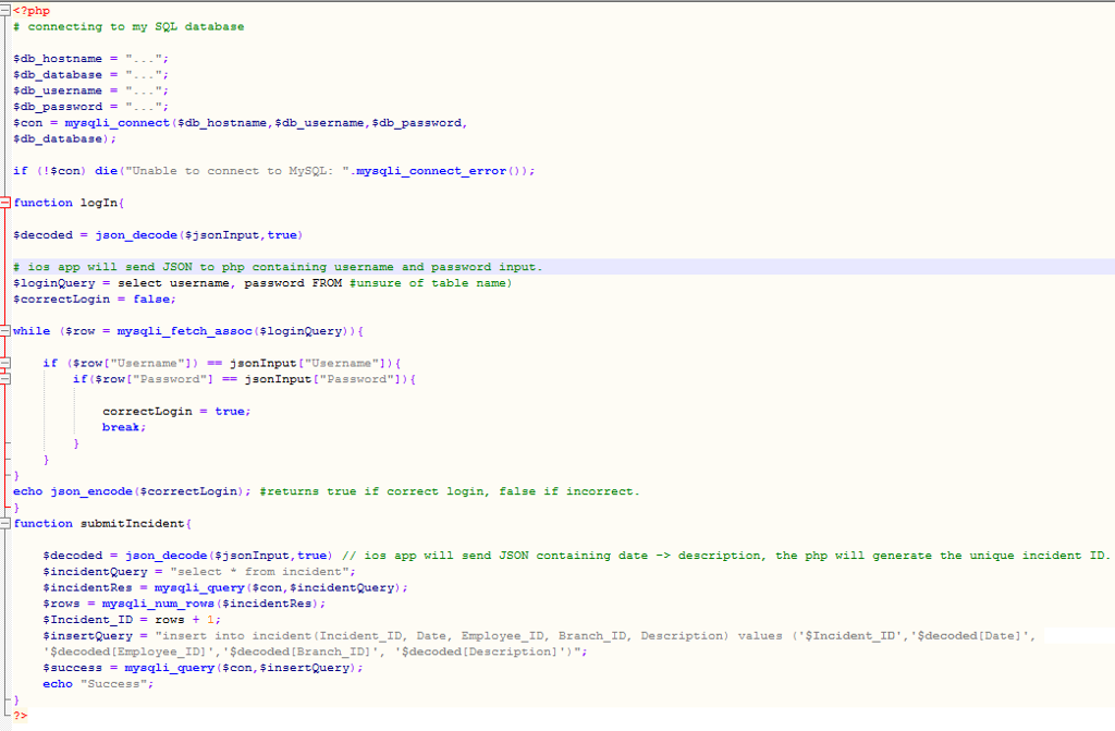 PHP web front end for MYSQL database I have already | Chegg.com