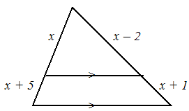 Solved What is the value of x? 5 | Chegg.com