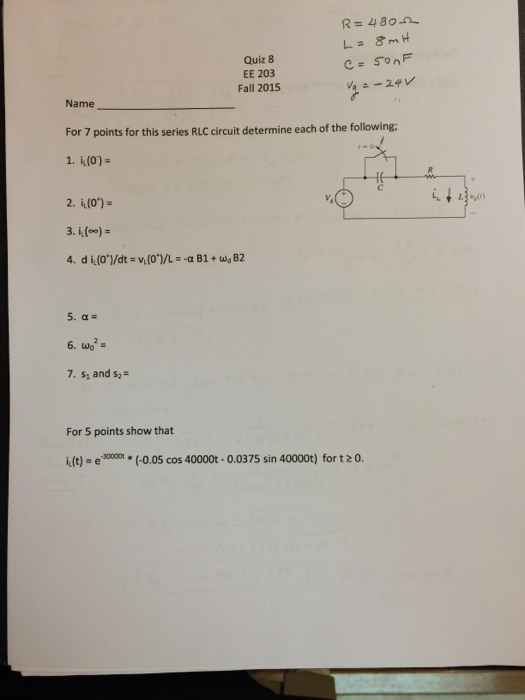 Solved This is "Take Home Quiz." Fundamental of Electrical | Chegg.com