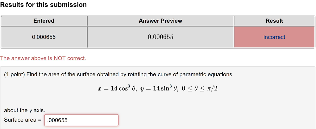 Solved Find the area of the surface obtained by rotating | Chegg.com