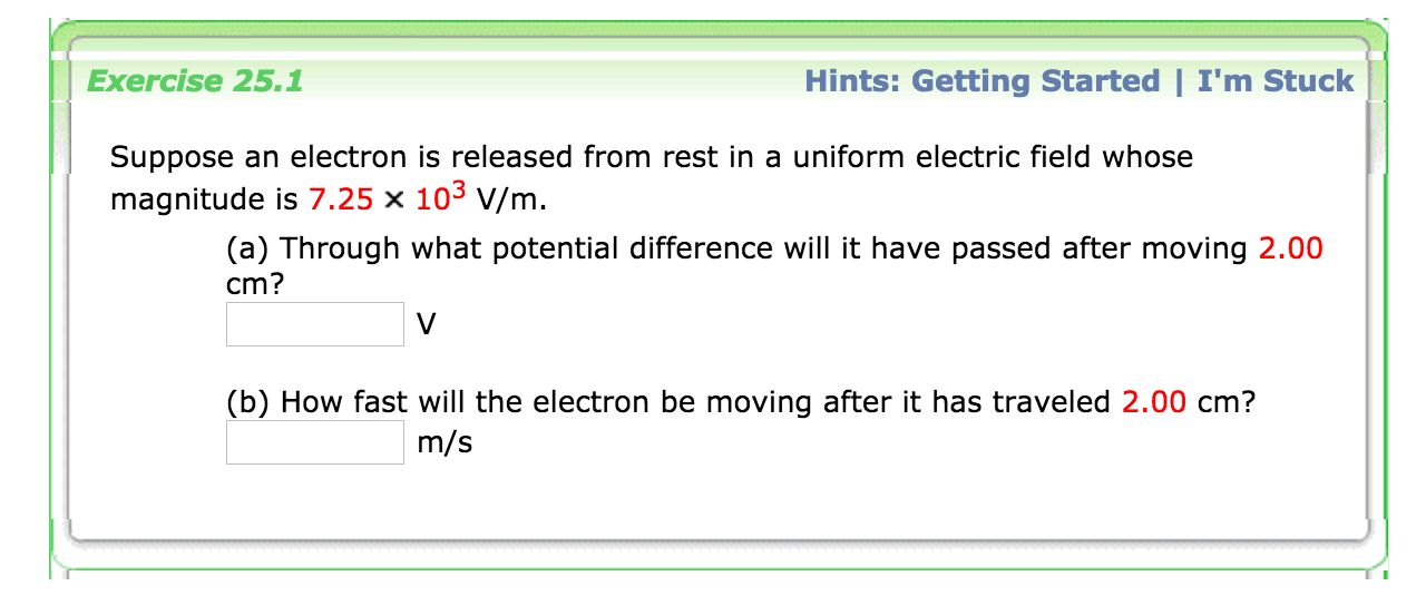 Solved Suppose an electron is released from rest in a | Chegg.com