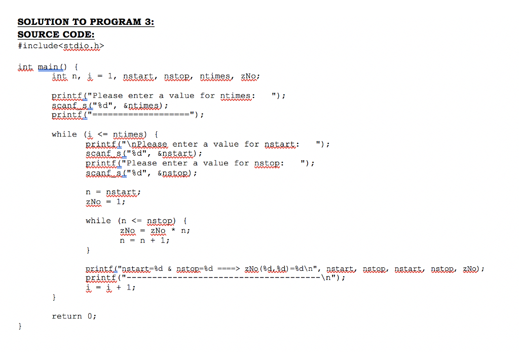 Solved SOLUTION TO PROGRAM 3: SOURCE CODE: #include int | Chegg.com