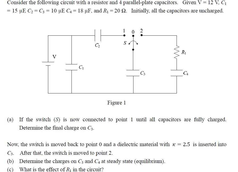 Solved Consider the following circuit with a resistor and 4 | Chegg.com